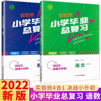 实验班小学毕业总复习 2022小升初必刷题语文数学英语专项训练练习册提优训练六年级下册作业本 语文+数学