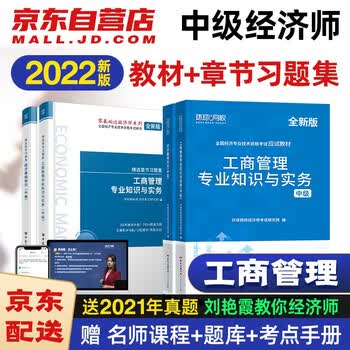 环球网校中级经济师2022教材+配套章节习题集  工商管理实务+经济基础知识 全套4本赠2021真题