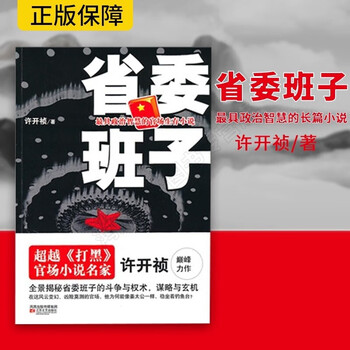 【正版包邮】省委班子 许开祯 江苏文艺出版社