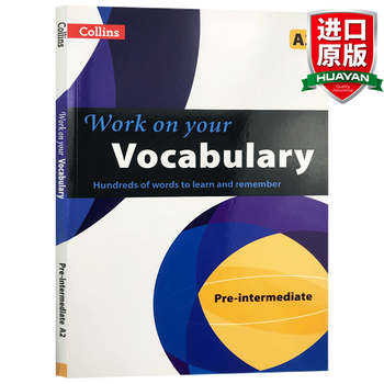 英文原版 柯林斯攻破你的词汇 Work on Your Vocabulary A2 英语考试教材