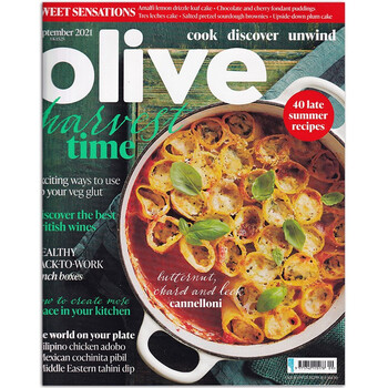 【单期可选】Olive 美味 橄榄 2019/20/21年月刊 英国烹饪与烘焙美食杂志 2021年9月刊
