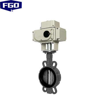 【D971X-16C】FGO电动蝶阀 对夹式铸钢体+橡胶开关型220V D971X-16C DN50【行情 报价 价格 评测】-京东