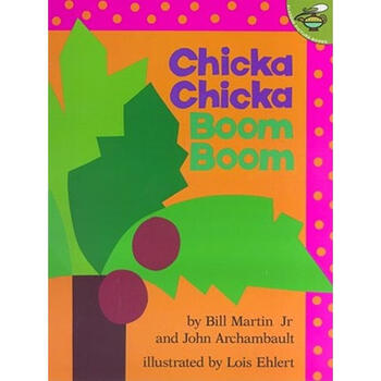 廖彩杏书单 英文原版绘本 Chicka Chicka Boom Boom 叽喀叽喀碰碰 平装