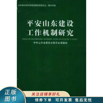 平安山东建设工作机制研究