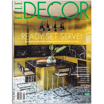 【单期可选】Elle Decor Elle住宅装饰 2019/20/21年月刊 美国室内装修设计杂志 2021年9月刊