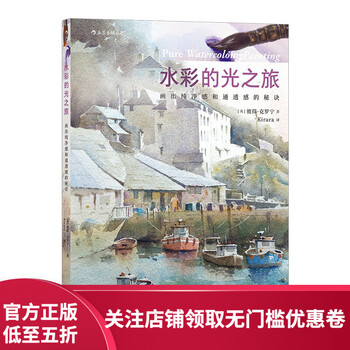 后浪官方正版 水彩的光之旅：画出纯净感和通透感的秘诀 国外知名水彩画家杰作教你掌握核心技术 水彩
