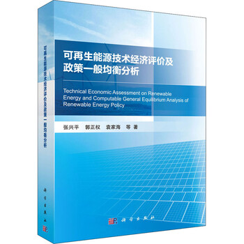 可再生能源技术经济评价及政策一般均衡分析 图书