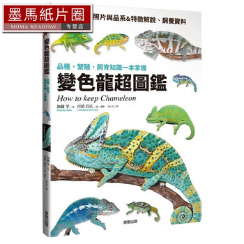 预售 加藤学 变色龙超图鉴：品种、繁殖、饲育知识一本掌握 中国台湾东贩