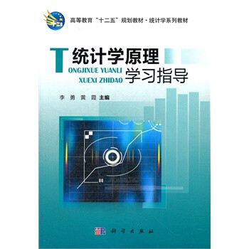 统计学原理学习指导 李勇, 黄霞 科学出版社