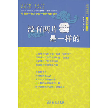 没有两片云是一样的——中国首部关于“云计算”的大众读本 姜奇平,胡泳 商务印书馆【正版图书】