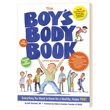 男孩身体之书 英文原版 The Boys Body Book 男孩身体使用手册 儿童科普性别启蒙接纳自我 英文版 进口原版英语书籍