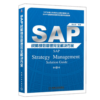 SAP战略绩效管理完全解决方案【正版图书】