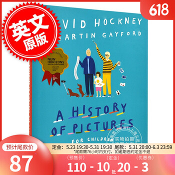 给孩子的名画艺术史 大卫 霍克尼 英文原版 A History of Picture