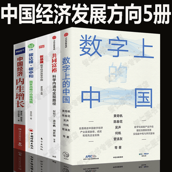 中国经济5册数字上的中国+碳达峰碳中和+新基建数字经济改变中国+共同富裕科学内涵与实现路径+中国经济内生增长