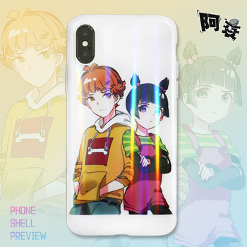阿衰周边招财猫发财系列iphonex手机壳8P苹果软壳动漫周边 白色IPXS MAX