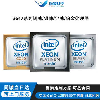 英特尔Xeon至强金牌/铂金 6133/6248/8280 3647系列服务器CPU中央处理器 8153（16核丨32线程丨2.0Ghz ...