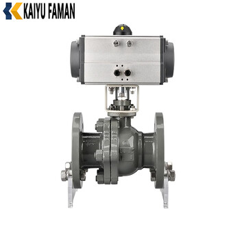 【KAIYUFAMENlyl24924】KAIYUFAMEN 气动法兰球阀Q641F-16C耐高温球阀 304不锈钢 DN40【行情 报价 价格 评测】-京东