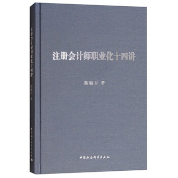 注册会计师职业化十四讲