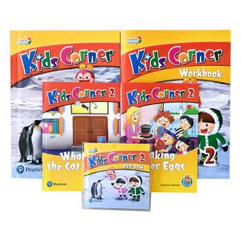 Kids Corner Pack 2香港培生朗文小学英语直通车套装含书本 练习册 绘本DVD手机APP