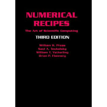 数值食谱：计算机数值算法经典必读书 第3版 英文原版 Numerical Recipes