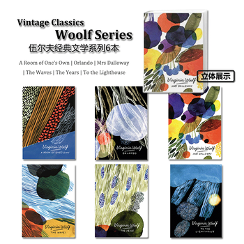 伍尔夫经典系列作品6册套装英文原版Vintage Classics Woolf Series文学