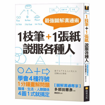 现货台版 1枝笔 1张纸 说服各种人 强图解沟通术职场 生活 成功励志