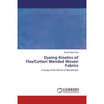 Dyeing Kinetics of Flax/Cotton Blended Woven Fab