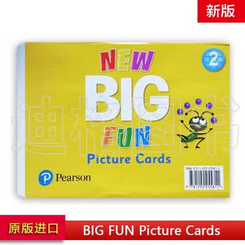 新版培生幼儿教材 Big Fun Picture Cards 1-3 教学卡片 2级别
