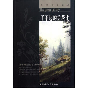 了不起的盖茨比菲茨杰拉德小说9787811410662 长篇小说美国现代