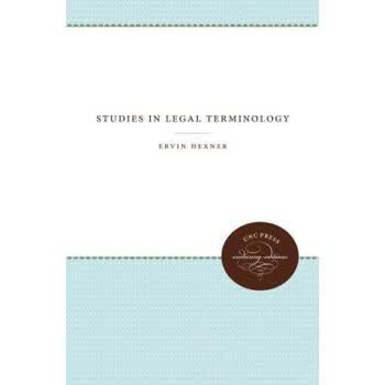 Studies in Legal Terminology