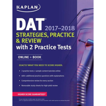 DAT 2017-2018 Strategies, Practice & Review with