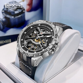 BEXEI 彼赛【流浪地球联名款】手表男全自动机械表夜光镂空背透男士轻奢腕表 银河系-经典银壳黑盘（人气单品）【图片 价格 品牌 报价】-京东