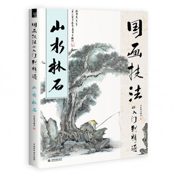 正版 国画技法从入门到精通 山水林石 基础学国画手绘国画入门书 水墨山水画 国画教程国画技法水墨画