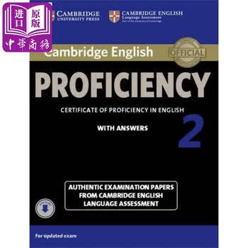 剑桥CPE考试2 真题集：学生书 英文原版 Cambridge English Proficienc