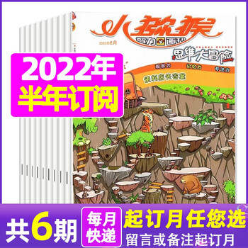 1-6月现货【半年订阅多选】思维大冒险2022年6-11月共6期订阅 激发孩子拥有超强大脑 A组2022年6-11月