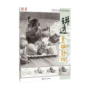 正版讲透素描静物 沐尚文化 于才瑞基础教程书照片临摹范本零基础争霸中考单体组合八开国美美术画册技法高