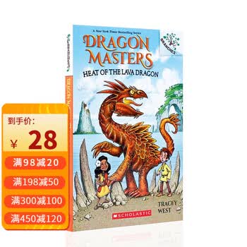 驯龙大师 Dragon Masters #18: Heat of the Lava Dragon 英文原版 学乐大树系列桥梁章节书