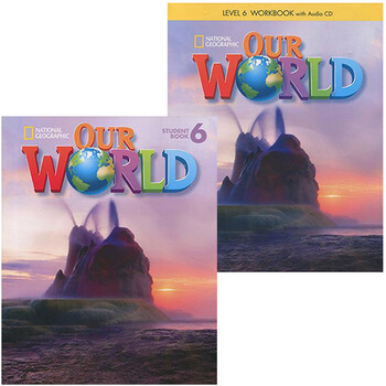 美国国家地理Our World Level 6套装 小学英语教材学生书+练习册+音频CD