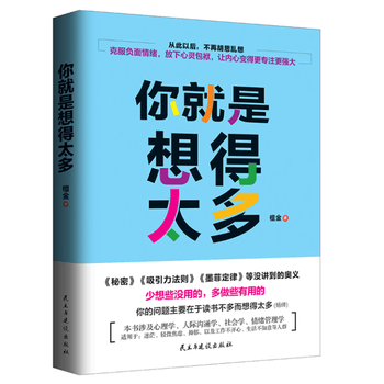 你就是想得太多 克服负面情绪 从此不再胡思乱想情绪管理心灵修养 人生哲理修养减压修心淡定励志畅销书籍