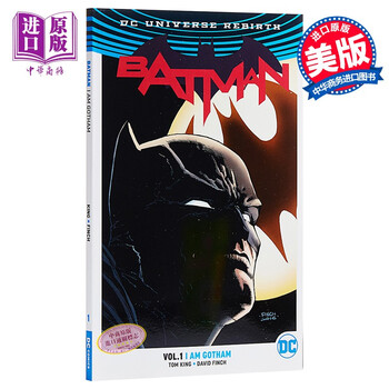 DC宇宙重生：蝙蝠侠1：我是哥谭 英文原版Batman Vol.1:I Am Gotham