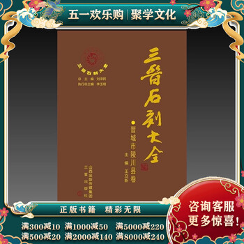 正版三晋石刻大全 晋城市陵川县卷  8开精装全一册 刘泽民 三晋出版社 默认1