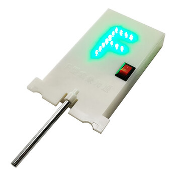 手持 F光源实验器 带开关 电子LED灯 代替蜡烛F型 初中物理光学教学仪器 光具座用配件 绿光F光源