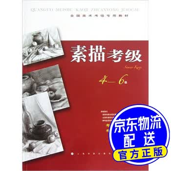 全国美术考级专用教材：素描考级（4-6级）