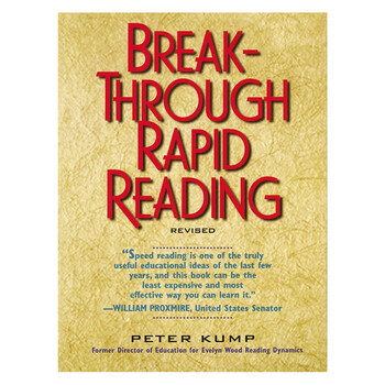 快速阅读突破 英文原版 Breakthrough Rapid Reading 英语阅读