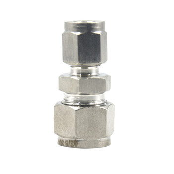 【蚁揽月tg1】蚁揽月 304不锈钢卡套直通中间接头ZG双卡两通变径等径快速气源仪表铜管8 （304）φ3-φ4【行情 报价 价格 评测】-京东