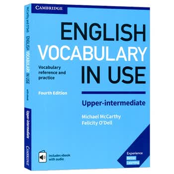 剑桥进口English Vocabulary in Use 剑桥英语词汇书学习工具书 初中高级4本 剑桥 中级下册 词汇书