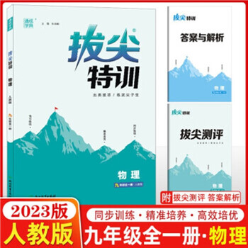 2022秋 拔尖特训 九年级上下册物理 全一册 人教版