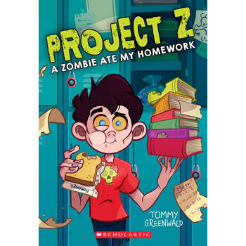 Project Z #1: A Zombie Ate My Homework  一个僵尸吃掉了我的作业  英文原版 进口故事书