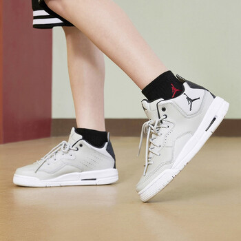 耐克（NIKE） Air Jordan Courtside 23女鞋透气缓震运动休闲鞋篮球鞋 AR1002-002灰黑 36【图片 价格 品牌 ...