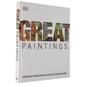 Great Paintings 英文原版 DK世界名画作品探索与赏析 进口艺术画册 艺术画作百科